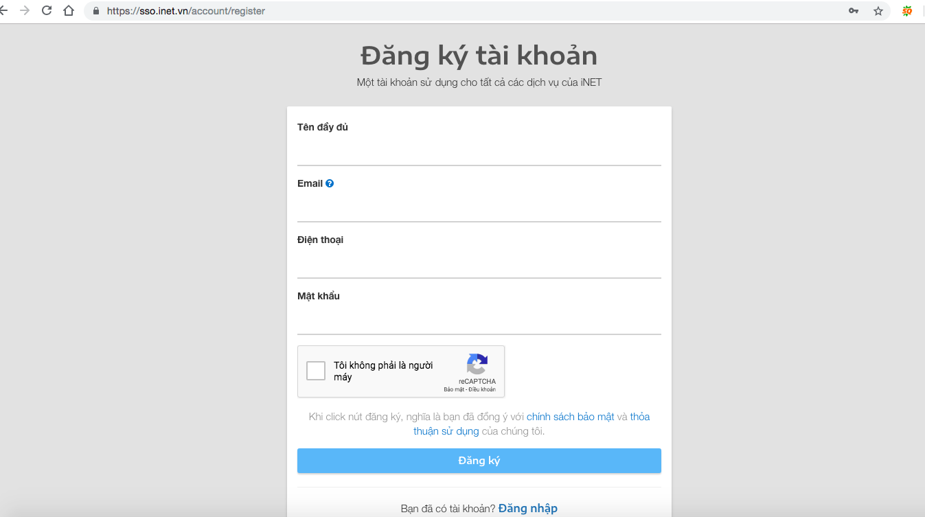 Helpdesk iNET - Trang hỗ trợ dịch vụ của iNET