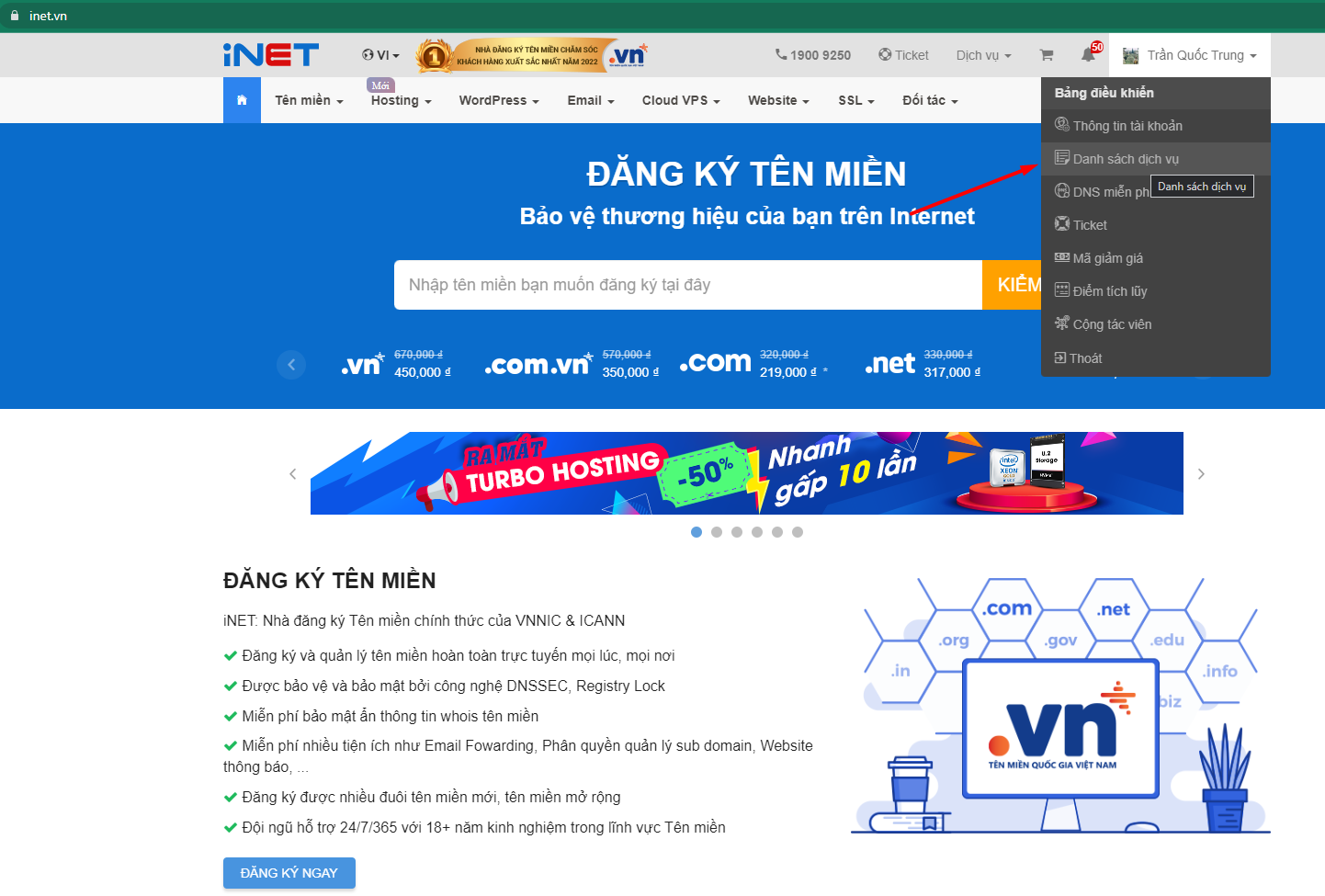 Helpdesk iNET - Trang hỗ trợ dịch vụ của iNET