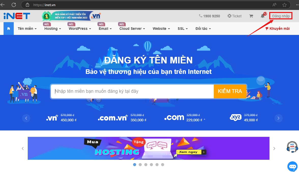 Helpdesk iNET - Trang hỗ trợ dịch vụ của iNET