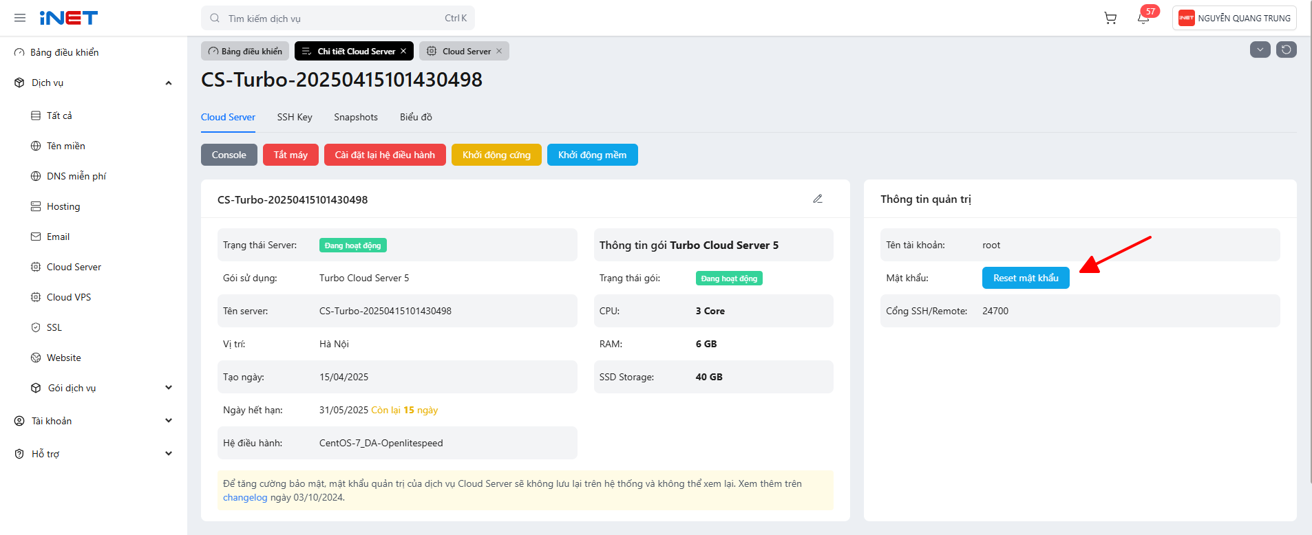 Helpdesk iNET - Trang hỗ trợ dịch vụ của iNET