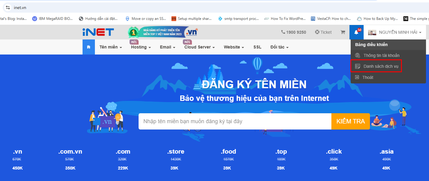 Helpdesk iNET - Trang hỗ trợ dịch vụ của iNET
