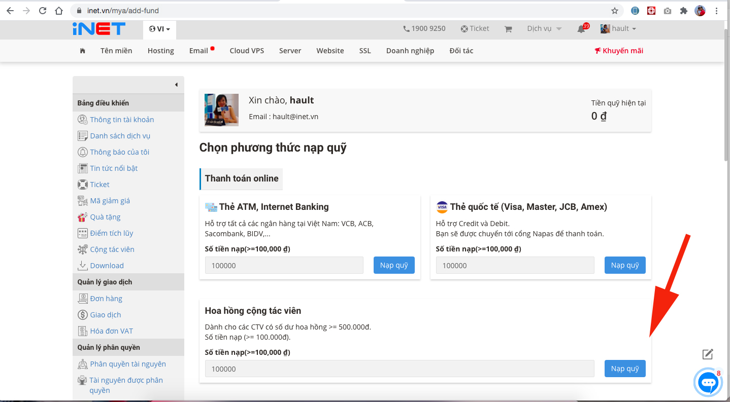 Helpdesk iNET - Trang hỗ trợ dịch vụ của iNET
