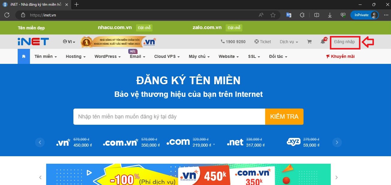 Helpdesk iNET - Trang hỗ trợ dịch vụ của iNET