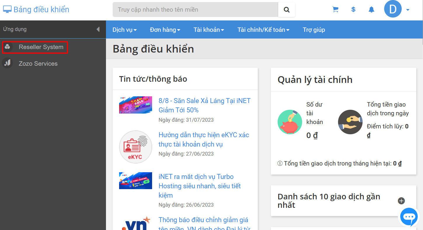 Helpdesk iNET - Trang hỗ trợ dịch vụ của iNET