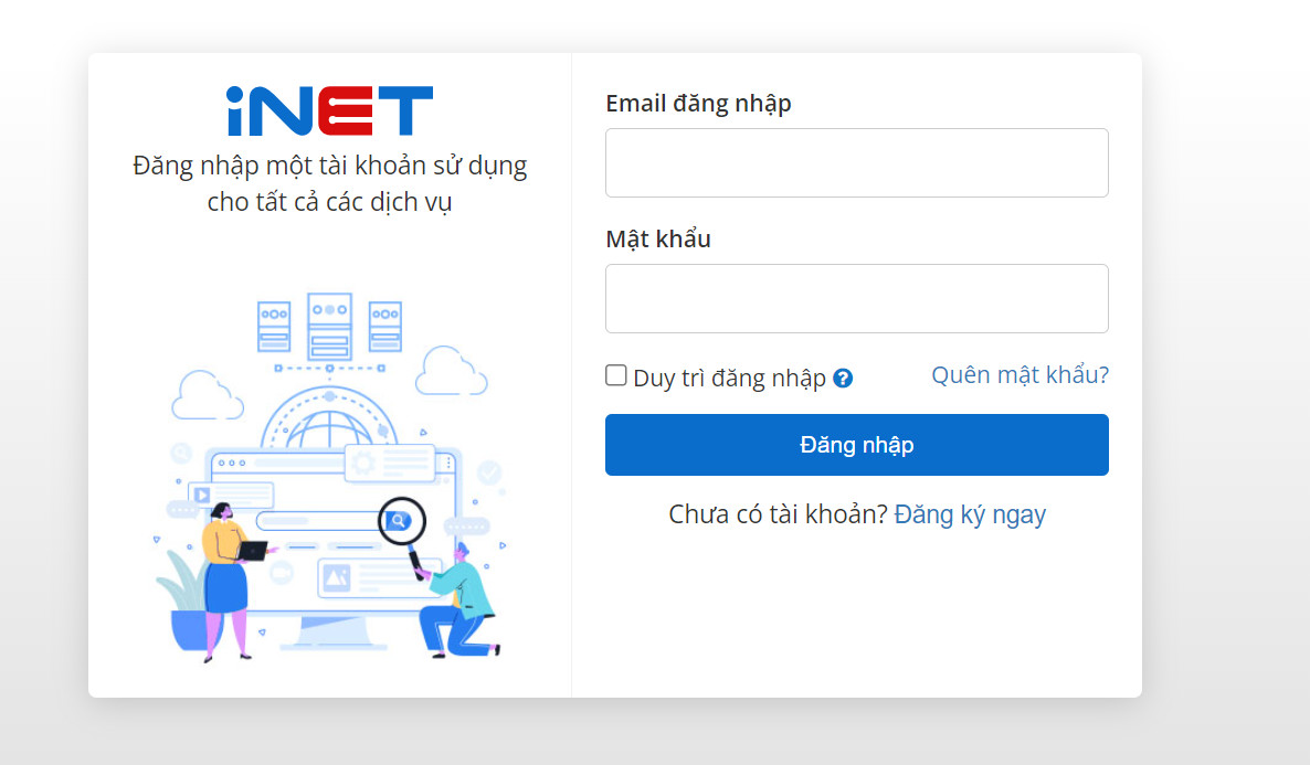Helpdesk iNET - Trang hỗ trợ dịch vụ của iNET