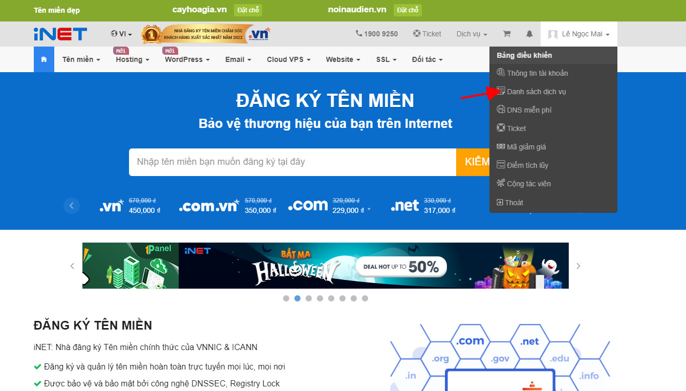Helpdesk iNET - Trang hỗ trợ dịch vụ của iNET