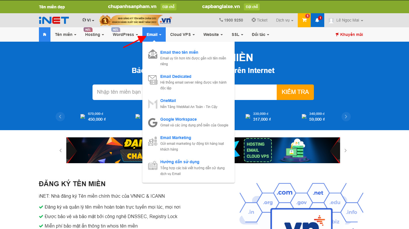 Helpdesk iNET - Trang hỗ trợ dịch vụ của iNET