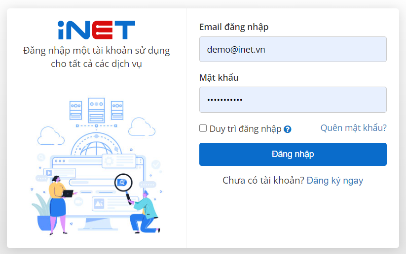 Helpdesk iNET - Trang hỗ trợ dịch vụ của iNET